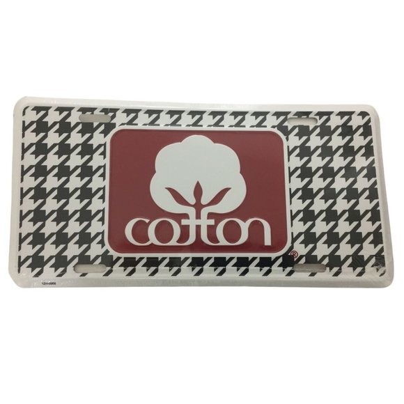 Seal Of Cotton | Other | Houndstooth Patten Seal Of Cotton Logo Metal ...